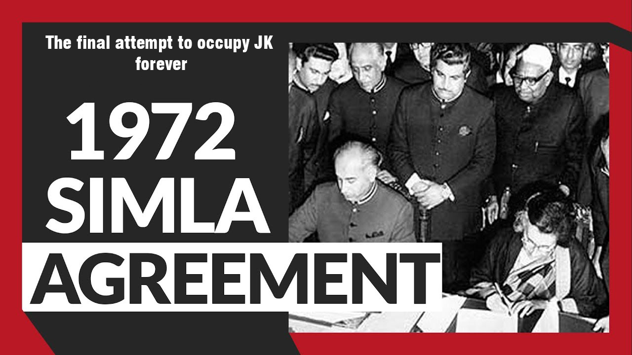 SIMLA AGREEMENT - The final attempt to occupy JK forever - Kashmiriat